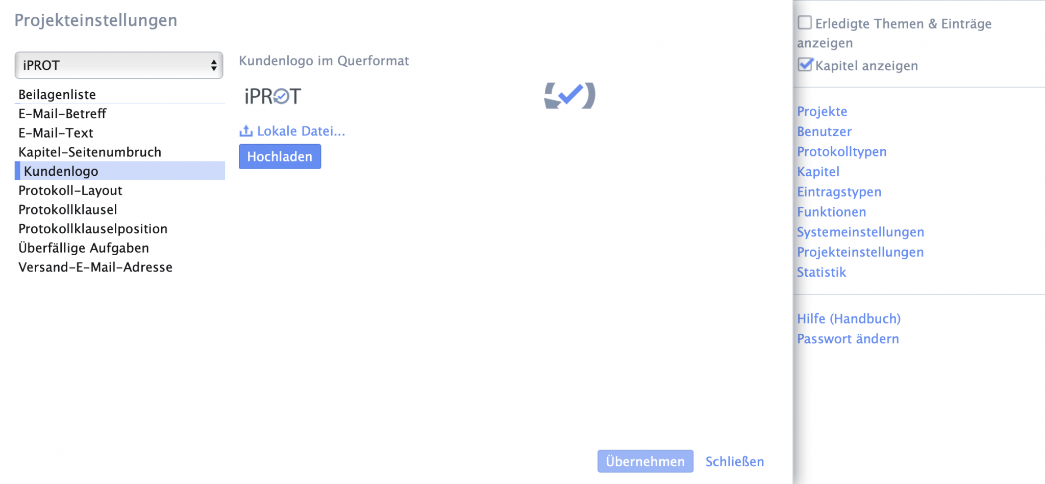 Tipp: In 3 Schritten mehrere Logos im Protokoll-PDF einbauen - iPROT ...