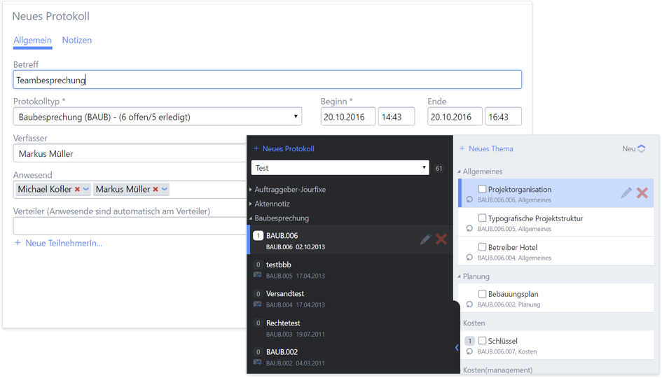 Besprechungsprotokoll einfach erstellen und Übersicht behalten - iPROT ...