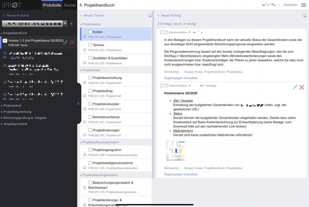 Protocol ideas part 3 - Project status report & project manual with ...